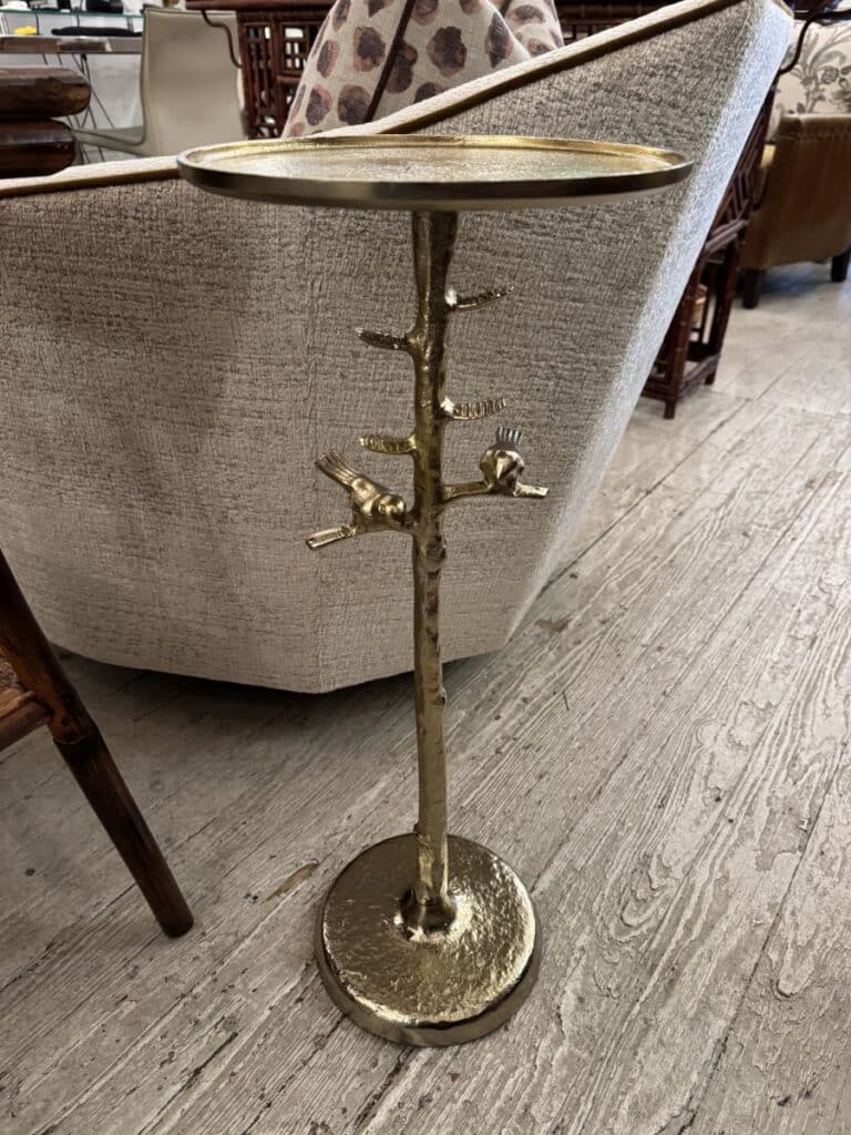 Leif Bird Motif Drinks Table - Mecox Gardens